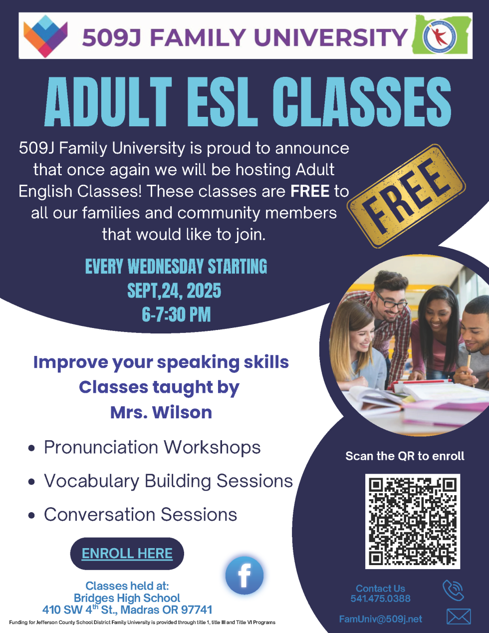 JEFFERSON COUNTY MIDDLE SCHOOL - Jefferson County School District 509J